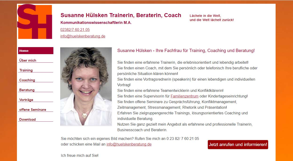 Susanne Hülsken Coaching, Training, Beratung - Ahlen/Westf.